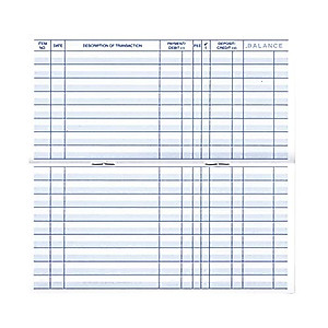 18 Pack Check Registers for Personal Checkbook, 23-24-25 Calendars, Transaction Register and Ledgers