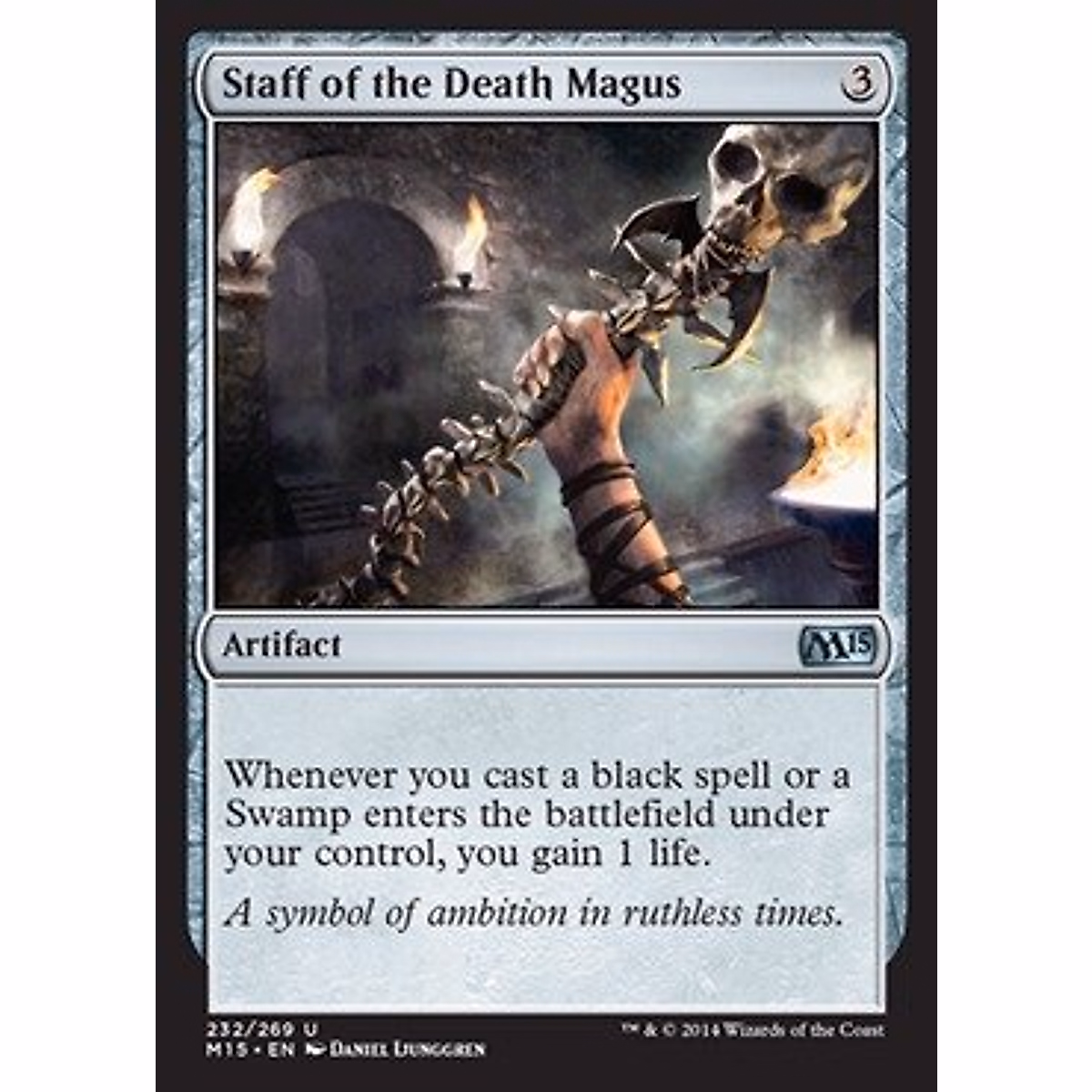 Magic: the Gathering - Staff of The Death Magus (232/269) - Magic 2015