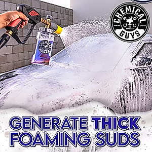 Chemical Guys CWS20764 Extreme Bodywash & Wax Foaming Car Wash Soap (For Foam Cannons, Foam Guns or Bucket Washes) For Cars, Trucks, Motorcycles, RVs & More, 64 fl oz (Half Gallon) Grape Scent