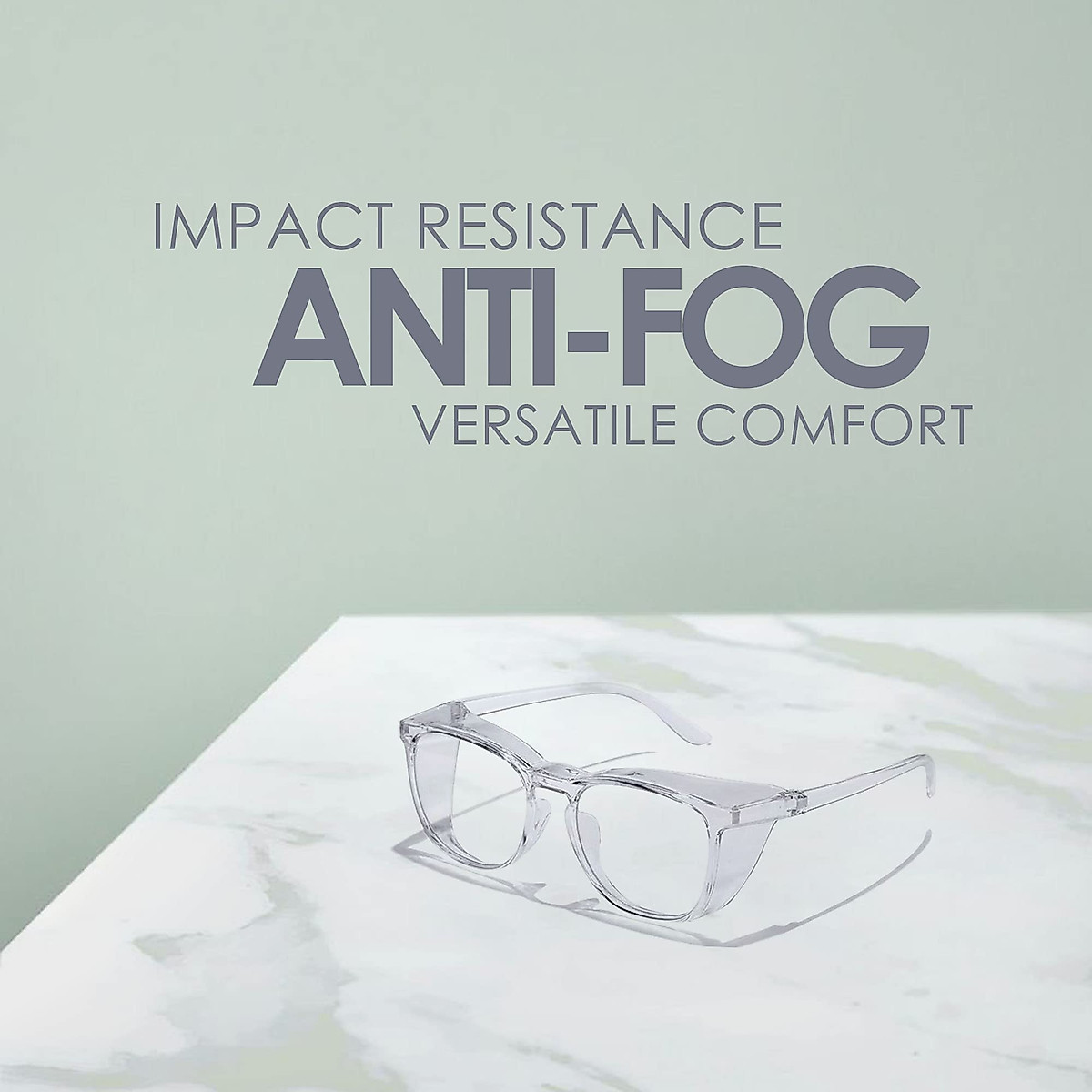 Anti Fog Safety Glasses (Crystal)