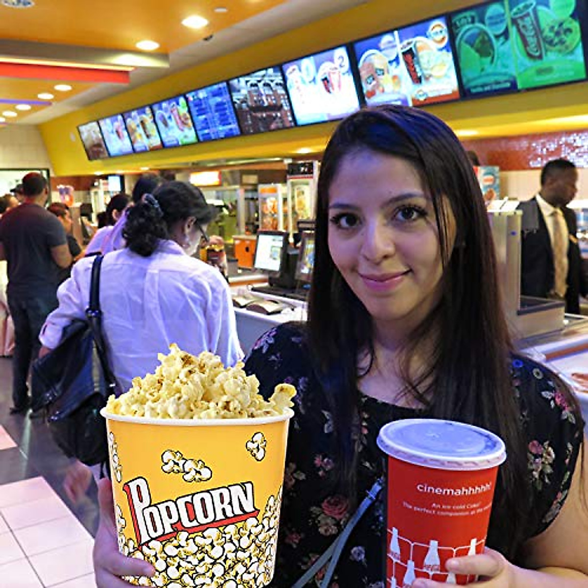 Coobbar 85oz Reusable Popcorn Containers - 10 Pack