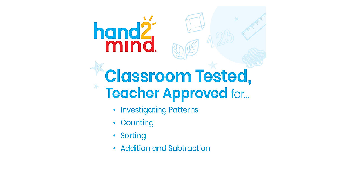 hand2mind Two-Color Foam Math Counters for Kids & Classroom