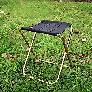 Suitcase Stand 2 Pack - Hotel/Room Foldable Aluminum Suitcase Holder, Portable Luggage Rack in PU Leather, Travel Break Folding Stool, for Home Bedroom Guest Room Hotel,25 * 23 * 27cm