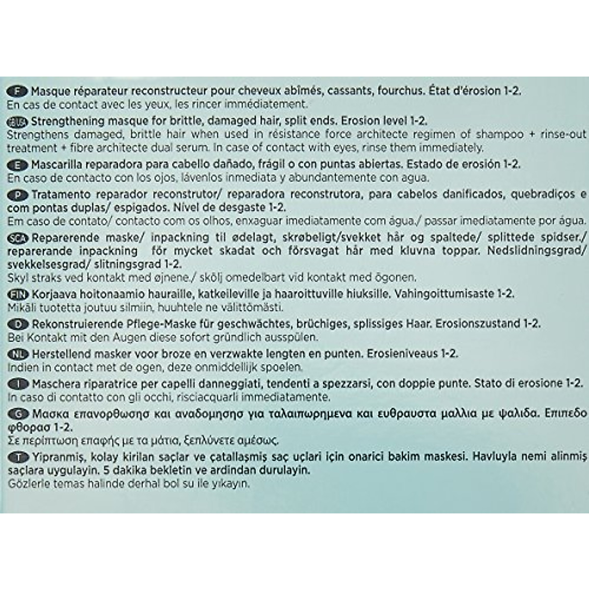 Kerastase Resistance Force Architecte Reconstructing Masque (For Brittle, Very Damaged Hair, Split Ends) 200Ml/6.8Oz