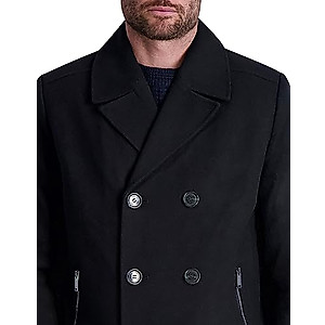 Karl Lagerfeld Paris Men's Expose Pocket Bomber Jacket, Black, Medium