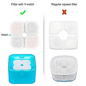 Crystal Cat Water Fountain Stainless Steel, 100oz/3L Pet Fountain with Transparent Base and LED Light, 3 Replacement Carbon Filters and 1 Foam Filter (Green)