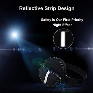 Soicpic CD Player Portable Case,Waterproof CD Player Fanny Pack with Wristlet Hand Strap Compatible with HOTT/Gueray/NAVISKAUTO/Jinhoo/Jensen/Monodeal Portable CD Player and More（6.5 inch）.