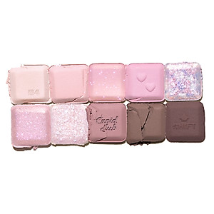lilybyred Mood keyboard eyeshadow palette | Soft neutral ash color, Long-Wearing, glitter, Clear watercolor | Palette With Easy Color Matching For All | K-beauty (04#Cool membership)