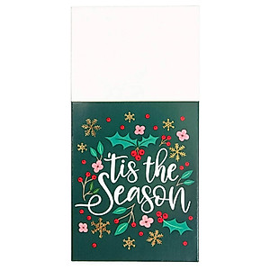 Christmas Utensil Holder Pockets for Holiday Dinner Parties (3.7 x 7.5 In, 36 Pack)