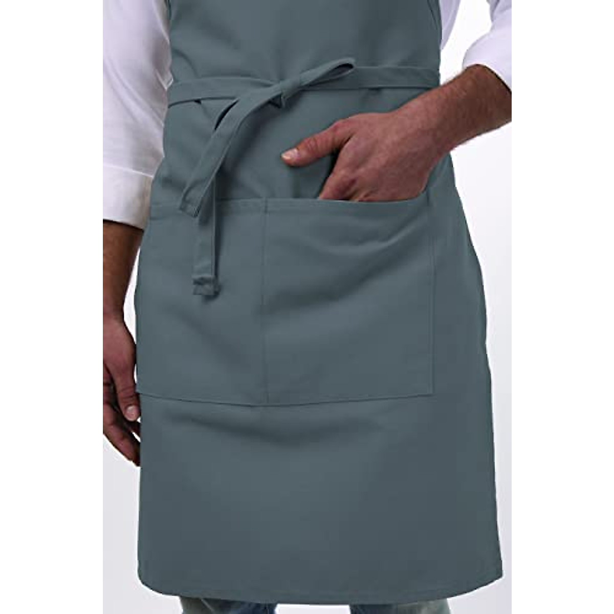 Chef Works Unisex Butcher Kitchen-aprons, Gray