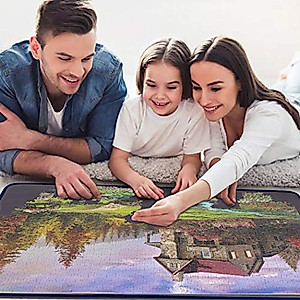 Tektalk 1000 Pieces Jigsaw Puzzles for Teens & Adults (Mountain Cabin)