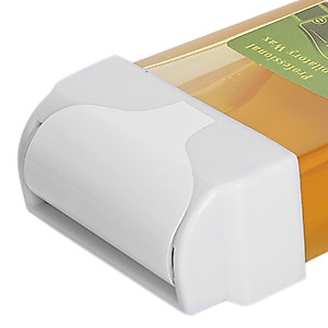 Roll-on Wax Cartridge Hair Removal Wax Roller Depilatory Wax for Professional Salons and Home Self Waxing 100g (Honey)
