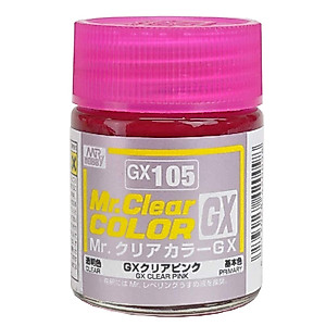 Mr. Hobby GX105 Clear Pink 18ml, GSI Mr. Color GX