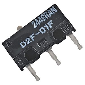 Pack of 4 OMRON D2F-01F Microswitch SPDT Subminiature Compatible Mouse Switch
