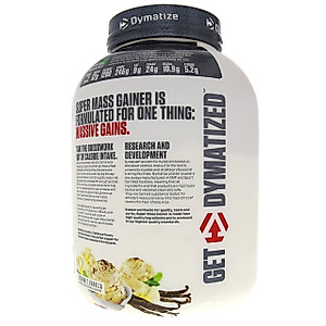 Dymatize Super Mass Gainer, Gourmet Vanilla, 6 Pound