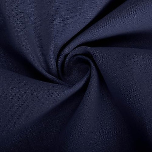 DOLKFU My Orders Placed Recently by me Flare Pants for Women Wide Leg Pants for Women High Waisted Drawstring Palazzo Linen Pants Casual Loose Trousers with Pockets Navy XL