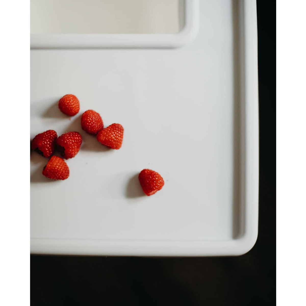 Silicone Full Cover Placemat for IKEA Antilop High Chair, BPA Free, Dishwasher Safe, ezpz Baby Led Weaning Plate, Baby Finger Food