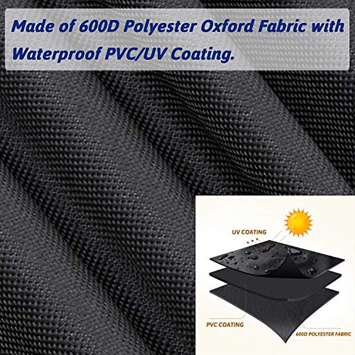 Utheer 7113 Grill Cover for Weber Q100 Q1000 Q1200 Q200 Q2000 Q2200 Series, Fits Weber 50060001 51060001 54060001 Liquid Propane Grills, Waterproof and UV Resistant