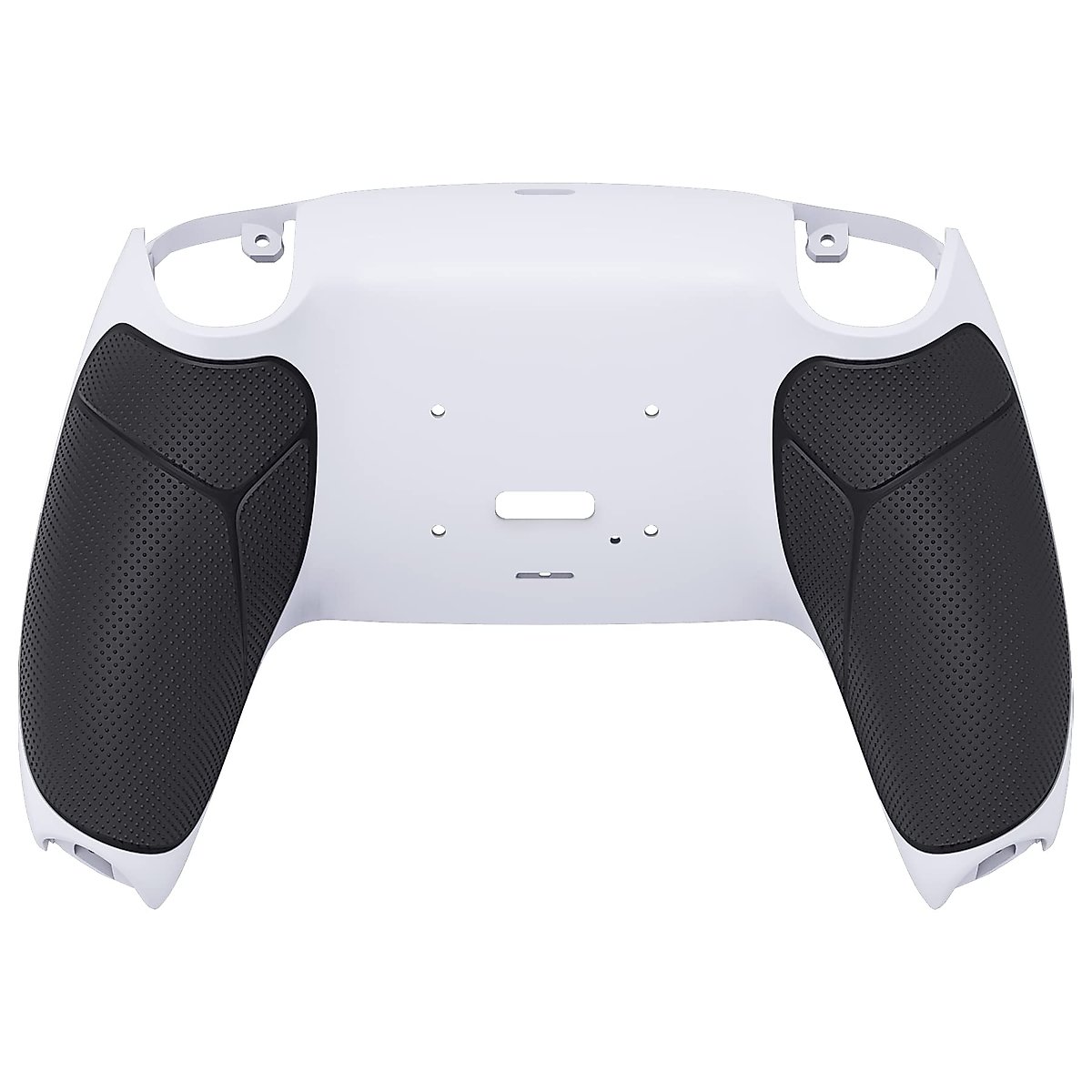 Black White Performance Rubberized Grip Redesigned Back Shell for PS5 Controller eXtremerate Rise & RISE4 Remap Kit - Controller & Rise Remap Board NOT Included