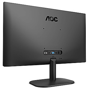 AOC 27B2H 68.58 cm (27") LED 1920 x 1080 Pixels Ultra Slim Monitor which is 3 Sided Frameless with IPS Panel HDMI/VGA Port, Full HD, Free Sync, 75Hz Refresh Rate, Adjustable Stand, Flicker Free, Black