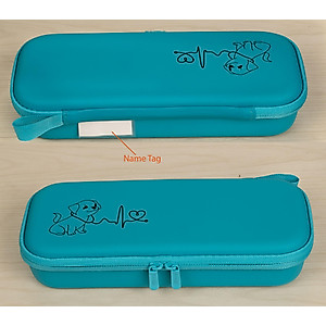 ButterFox Stethoscope Case For Nurses with Divider and ID Slot for Littmann Classic III, Cardiology IV Diagnostic, MDF and More Stethoscopes, Pocket for Nurse Accessories (Teal Green)