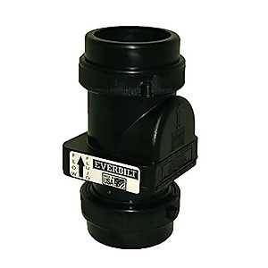 Everbilt 2 in. ABS Heavy Duty Sewage Pump Check Valve