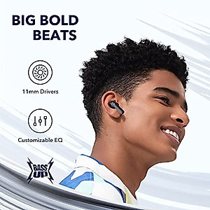 Soundcore by Anker Life P3 Noise Cancelling Earbuds, Ultra Long 50H Playtime, Fast Charging, Big Bass, Multi-Mode Noise Cancelling, AI-Enhanced Calls, Wireless Charging, App Control, Bluetooth 5.2