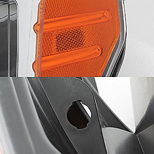 AKKON - For 2007 2008 2009 2010 2011 Dodge Nitro Headlights Headlamps LH Left & RH Right Side Assembly