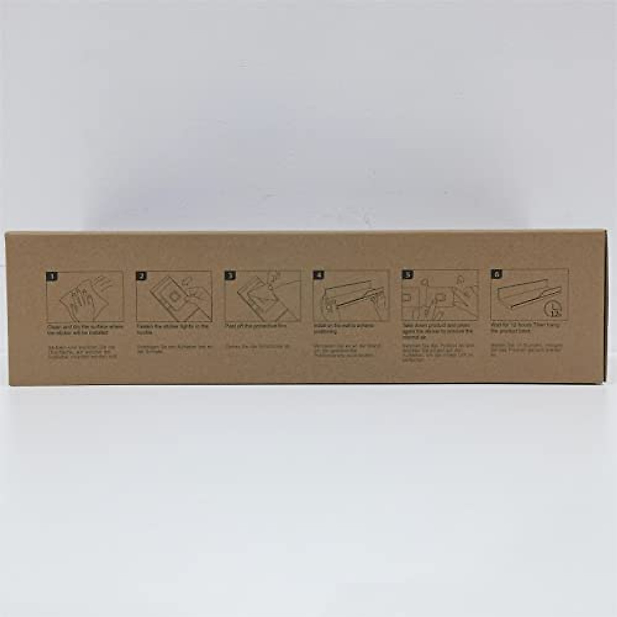 YOHOM Adhesive White Floating Shelves Bathroom Wall Organizer Shower Caddy No Drilling Display Ledge Shelf Rack for Home Decor 2PCS