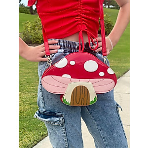 Bewaltz Novelty Handbags, Fun Shape Purse (Mushroom)