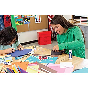 Tru-Ray Heavyweight Construction Paper, Hot Assorted Colors, 12" x 18", 50 Sheets