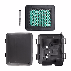 AUTOKAY 17231-Z0L-050 17220-ZM0-030 Air Cleaner Case Cover and 17211-ZL8-023 Air Filter for Honda GCV160 GC135 GC160 GC190A GC190LA GCV135 GCV160A Engine HRR216 HRS216 HRB216 HRT216 HRZ216 Lawn Mower