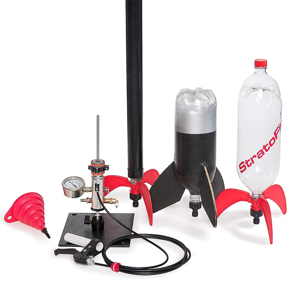 Relationshipware StratoLauncher IV Deluxe Tilting Water Rocket Launcher + StratoFins Kit