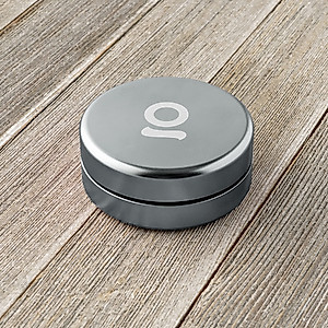 ONGROK Storage Puck, Portable, Pocket-Sized, Airtight (Gun Metal Silver)