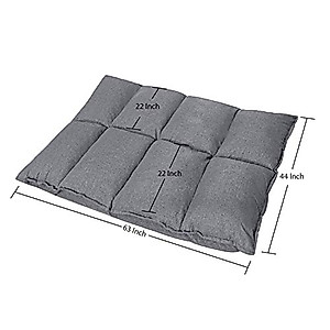 Jerry & Maggie - Lazy Sofa Cute Futons Sets Comfortable Adjustable Sofa TV Floor Couch Folding Sleeping Sofa Bed Entertainment | UTRA Grey