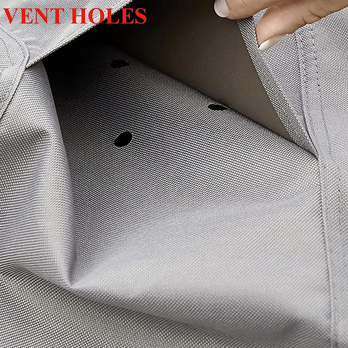 Patio Chair Cover Grey Skyour Outdoor Waterproof Heavy Duty Single Lounge Deep Chair Sofa Furniture Protector High Back Chairs Covers for Backyard Veranda Lawn Garden (2)