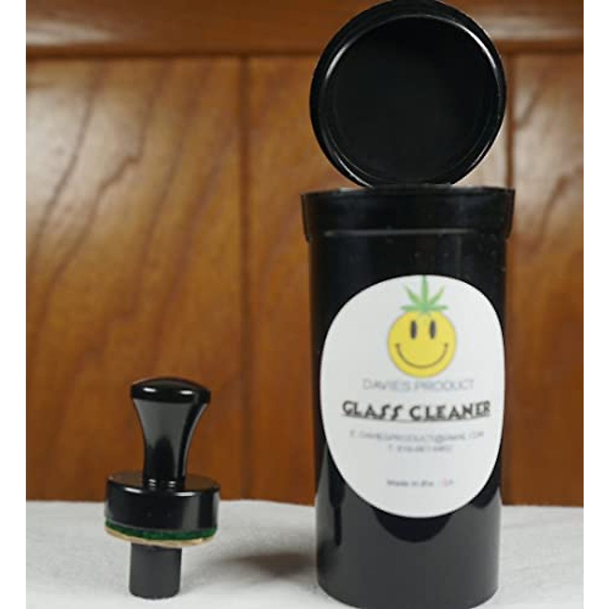 Davies Product: THE GLASS CLEANER - The Magnetic Glass Cleaner for All Glass Devices, Water Pipes, Glass Pipes, Hookah’s and Unique Glasses - Reusable Scrubber Pads - Safe on Glass! - Resin Remover!