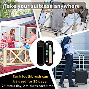 NEILDEN Adult Ultrasonic Electric Toothbrush, IPX8 Rechargeable Electric Travel Full Clean Elements Care Toothbrush, Sonic Electric Toothbrush Set Green