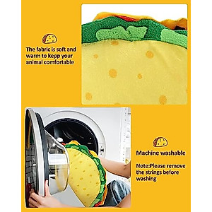 Percozzi Taco Hamster Hammock Hideout Tunnel House Rat Toys Cage Accessories Bed Ferrets Guinea Pigs Hedgehogs Chinchill Sugar Glider Small Animal Habitat