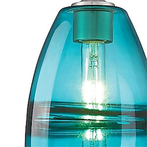 Westinghouse Lighting 6366300 Item Number Soren Mini Pendant, One Size, Turquoise