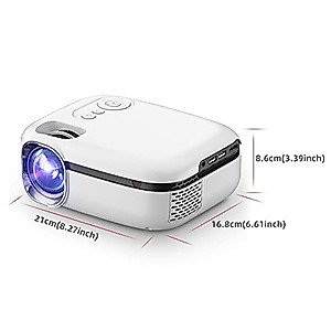 DROOS New Tech 5G Mini Projector TD92 Native 720P Smart Phone Projector 1080P Video 3D Home Theater Portable Proyector (Size (projectors)