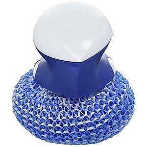 Dawn Handi Scrub and Storage Dish, 3.4 x 4.2 x3.7 Inch, White/Blue
