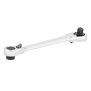 Akozon Allen Wrench, 1/4" Mini Ratchet Socket Wrench Screwdriver Hex Wrench Quick Release Ratchet Wrench (130mm)