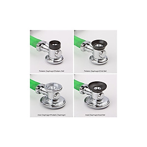 ADC Adscope 647 Sprague-1 Lightweight Single-Tube Stethoscope with 5 Interchangeable Chestpiece Options, Black, 31.5"