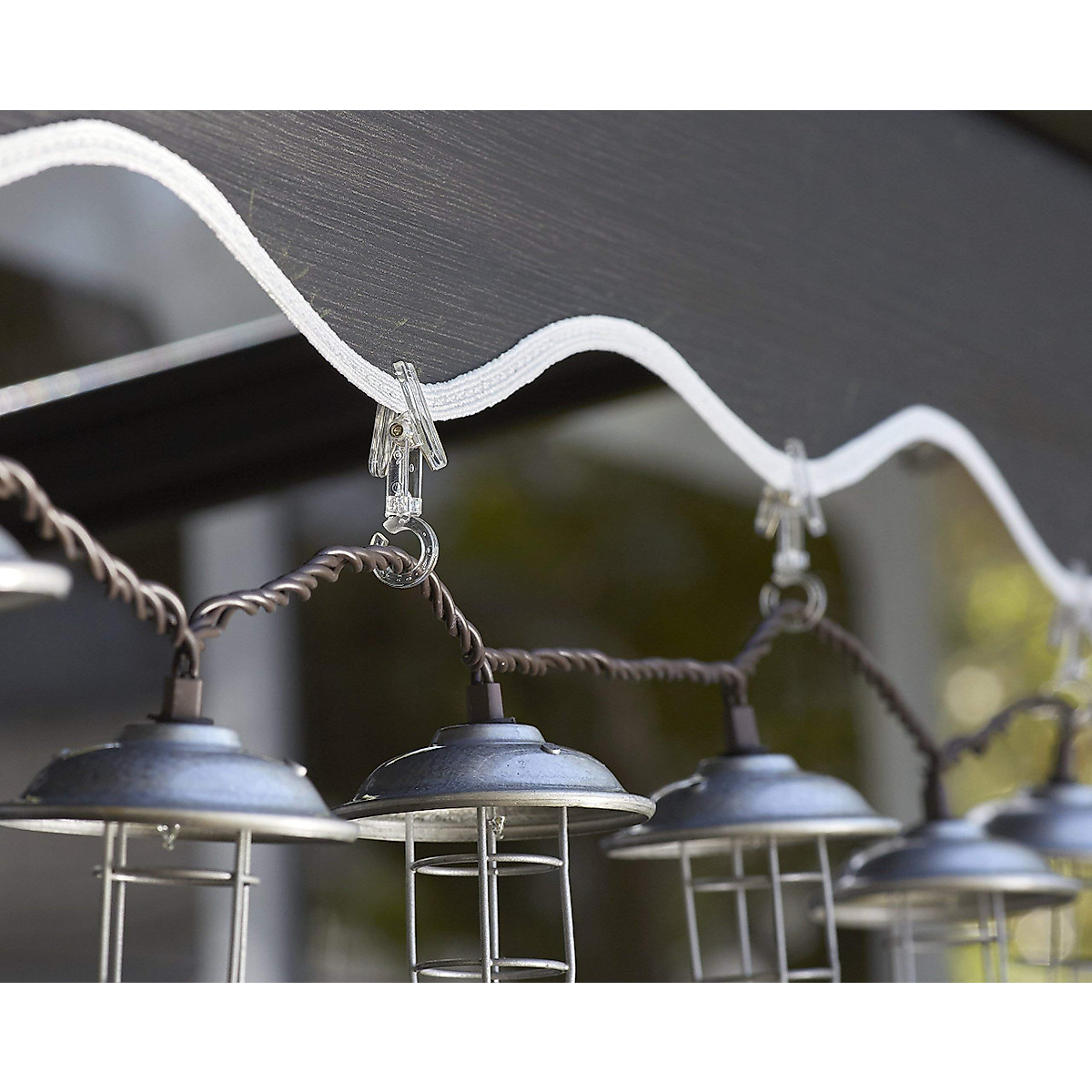 RV Designer M111, Klippy Klips Awning Clips, Light Hangars, 10 Per Pack,Clear