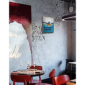 Mindset is Everything Metal Signs Motivational Poster Wall Art Novelty Gift Goldfish Home Decor Prints 8 X 12 Inc