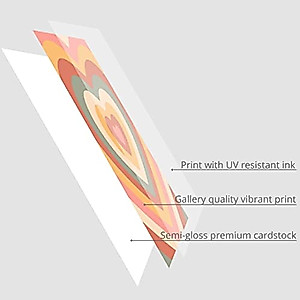 Jake Meets Kate Preppy Room Decor Aesthetic, Retro posters, Wall Decor for Teen girls bedroom, Inspirational Prints, Positive Quotes, Apartment, Dorm, Indie that girl, Unframed, Pack of 6, 8x10 Inches