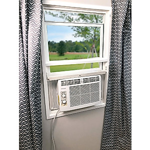 Air Conditioner Support for most window Air Conditioners - Universal AC Window Bracket- Air Conditioner Support - Window Guard and Air Conditioner Support. Fits in most windows.