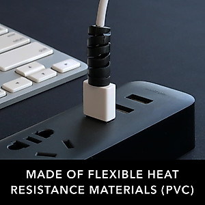 Artefact Cable Protector (4-Pack) - Charger Protectors - Cord Protector - Cord Saver Compatible for iPhone, iPad, MacBook