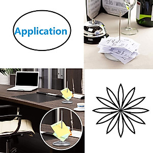 Restaurant Receipt Holder,Socell 6.3 Inch Stainless Steel Straight Rod Paper Memo Holder Desk Receipt Holder Bill Fork Receipt Spike Stick,Silver,2Pcs